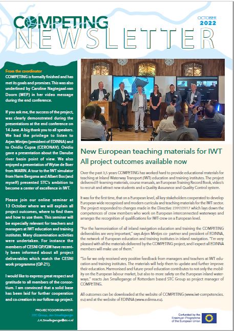 Newsletter of October 2022 is out now! - Competing